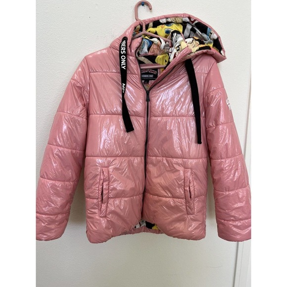 Members Only | Jackets & Coats | Woman L Hi Shine Pink Quilt Puffer ...